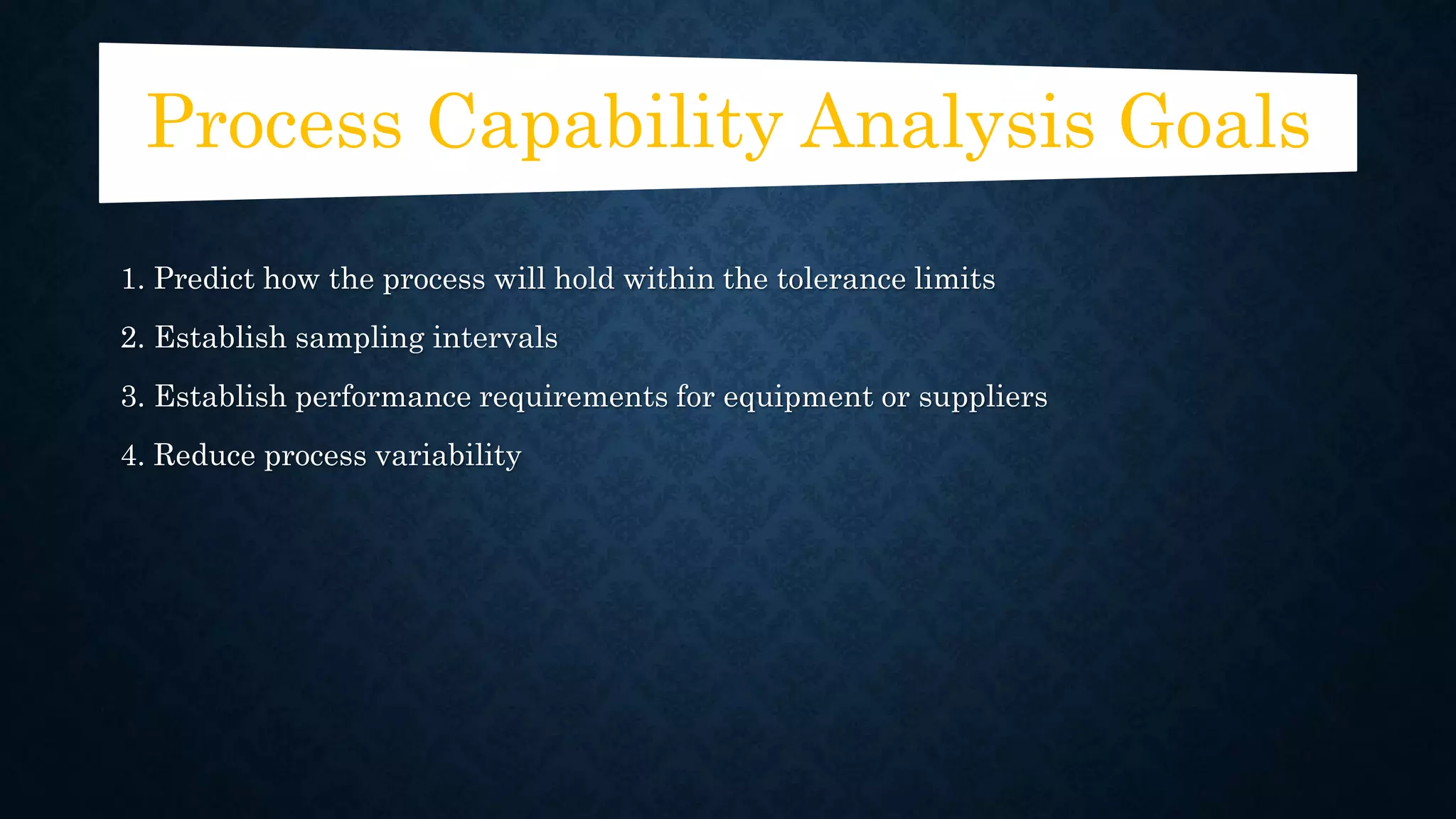 process capability presentation | PPT