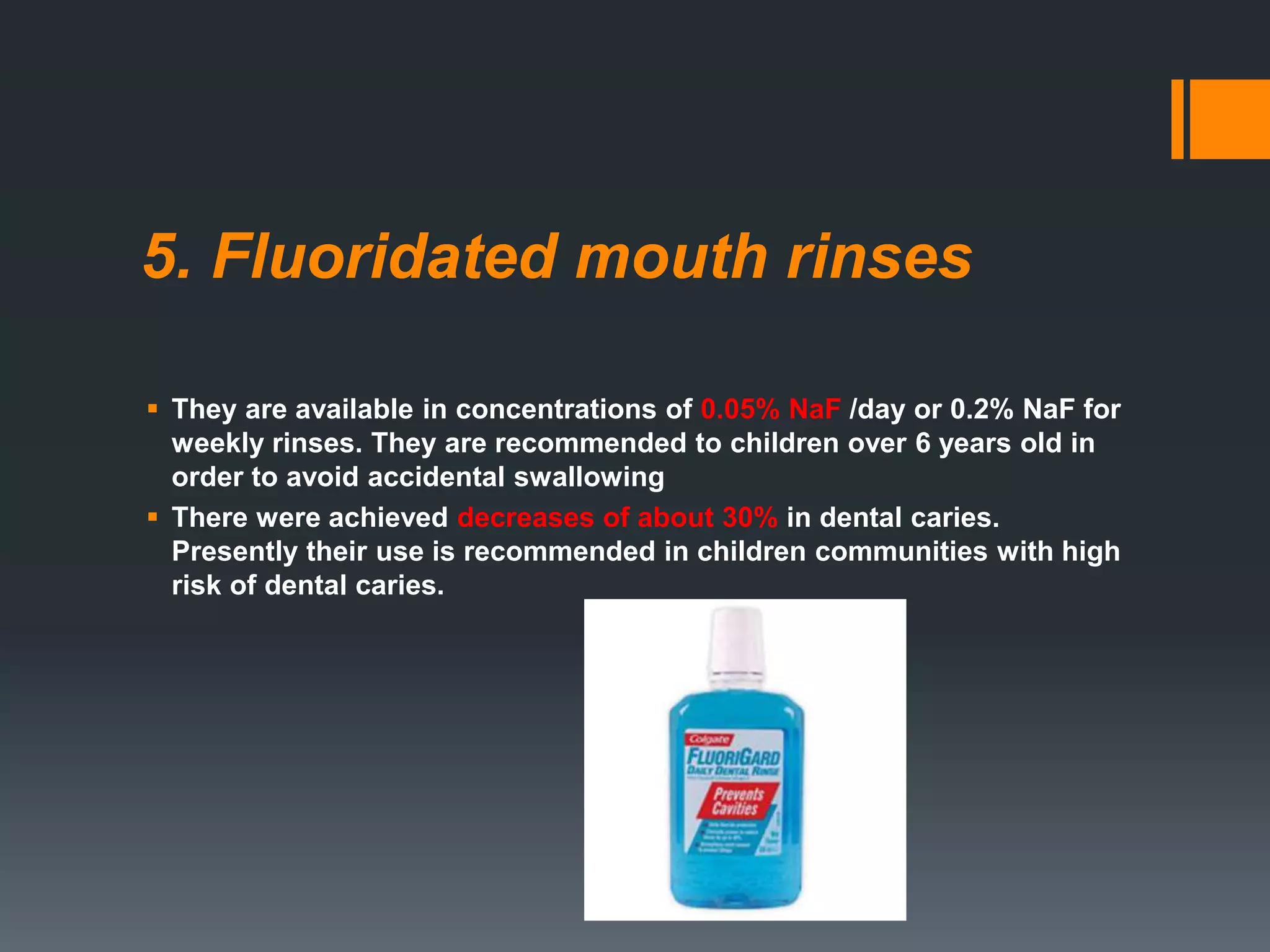 Recent materials and techniques of fluoride application for caries ...