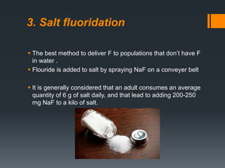 Recent materials and techniques of fluoride application for caries ...