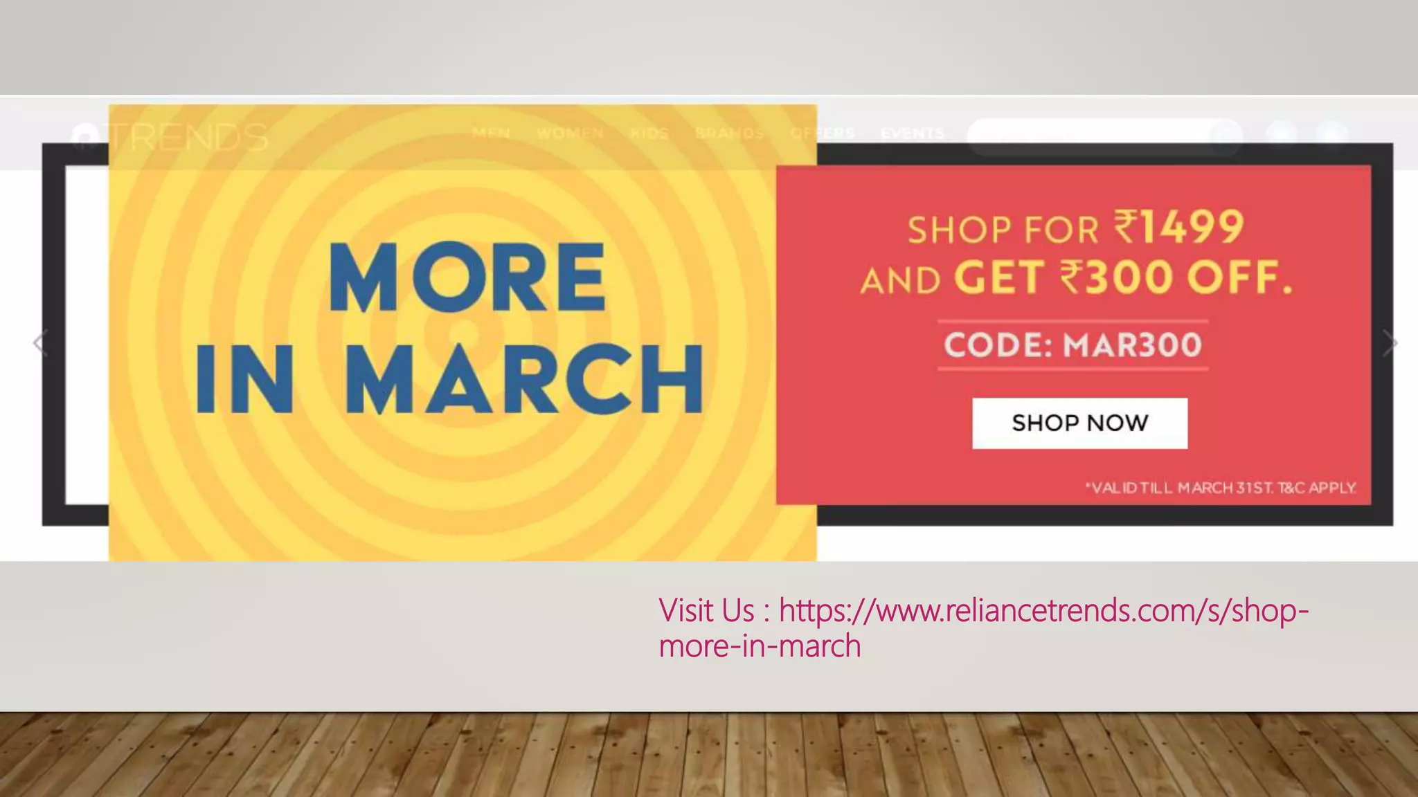 Reliance Trends - Offers | PPTX