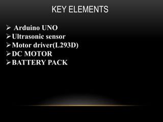 OBSTACLE AVOIDING CAR | PPTX | Robotics | Technology & Computing