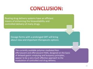 Bilayer Floating Tablet Technology: An Overview | PPTX