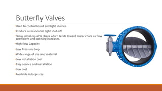 valves used in paper and pulp industry | PPTX