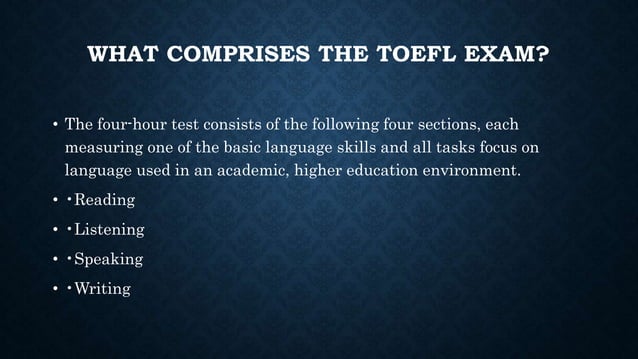 All about TOEFL | PPT