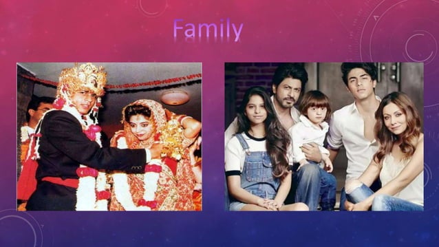 Celebrity Shah Rukh Khan bio | PPTX | Movies | Entertainment