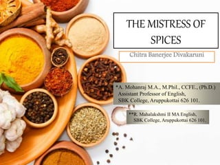 The Mistress of Species | PPTX