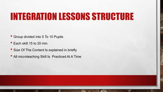 Micro teaching & Integrated Lesson | PPTX