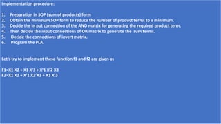 Programmable Logic Array | PPTX