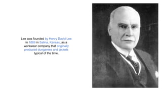 LEE Brand in depth study | PPT