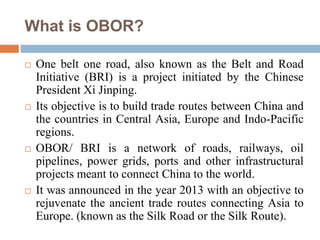 China Pakistan Economic corridor (CPEC) | PPTX
