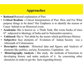 Romila Thapar :An Historian | PPTX