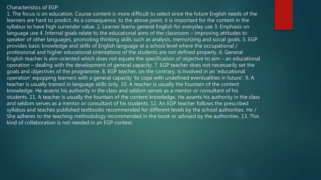 Difference between EGP and ESP | PPTX