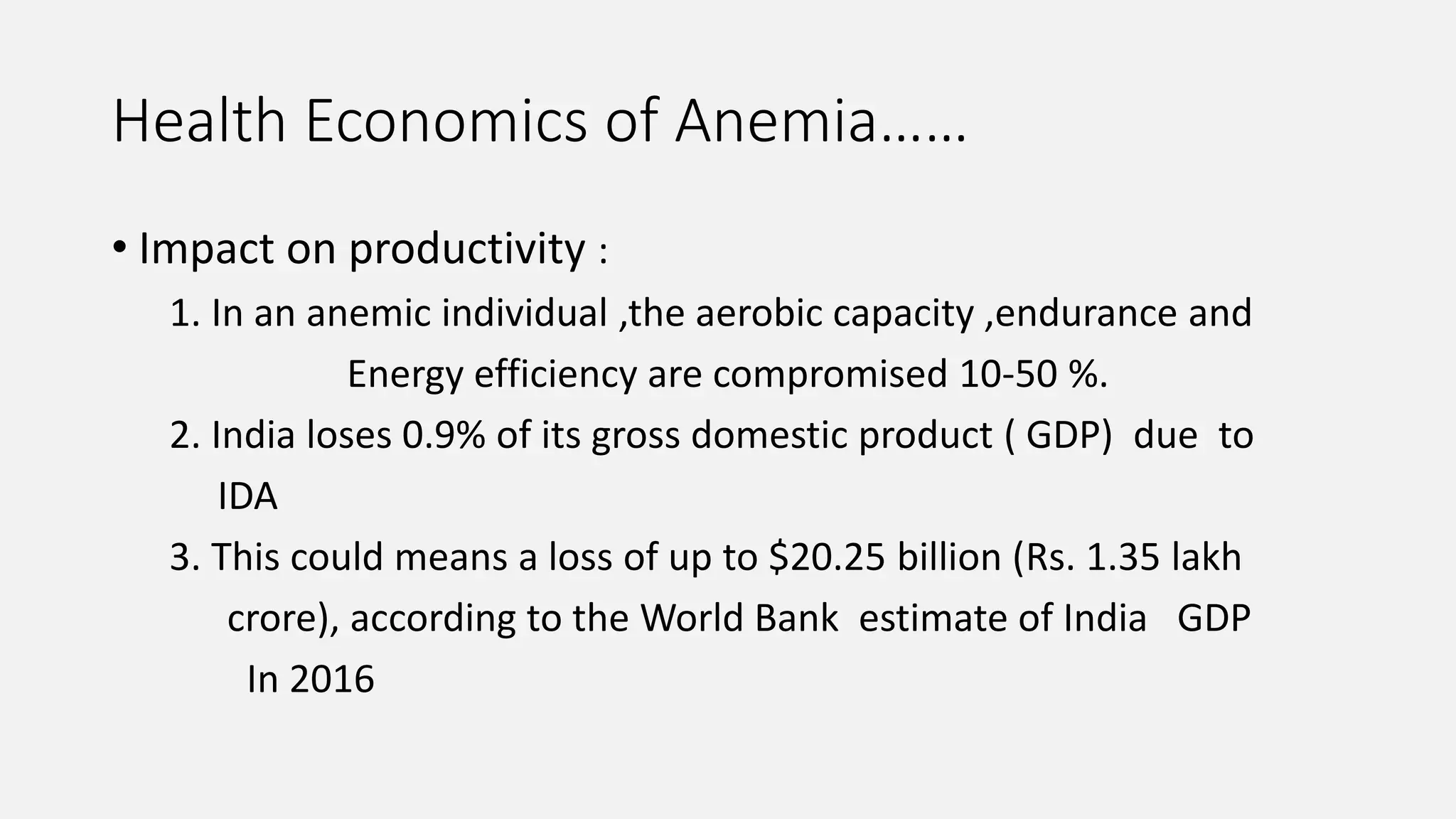 inicp Iron deficiency anemia for all | PPTX