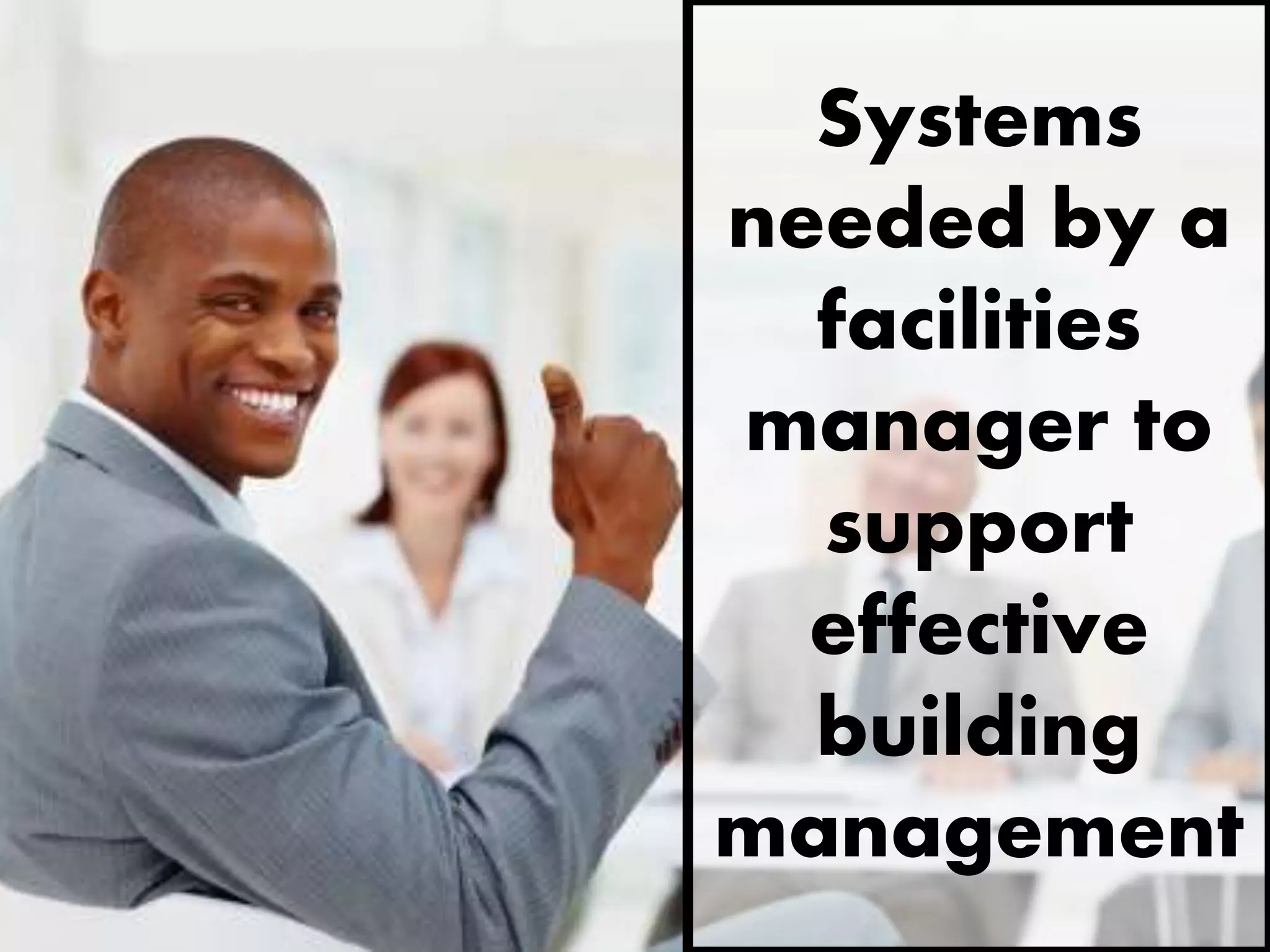 Facilities Operation & Management (McDonald's Overview) | PPTX