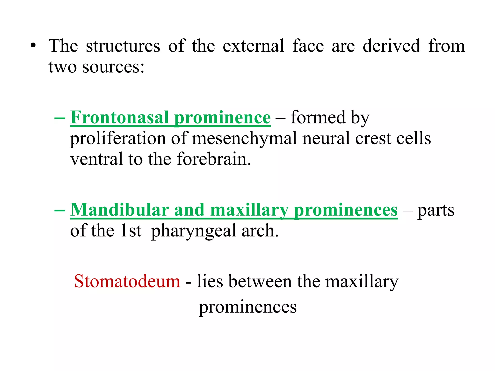 Development of Face and Palate including Anomalies of palate | PPTX