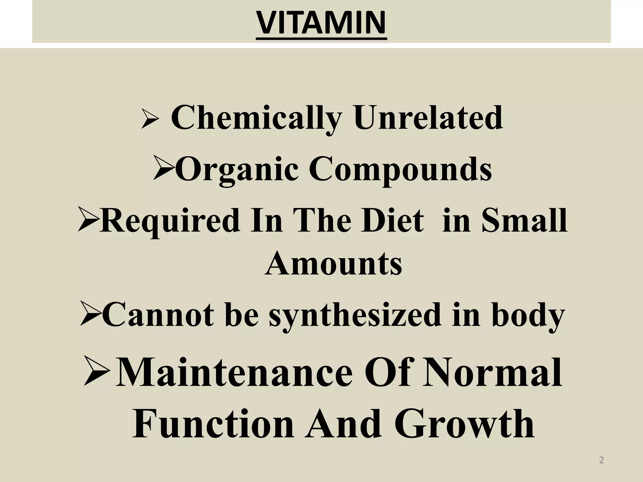 VITAMINS | PPT