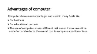 History of computer and modern computer | PPTX