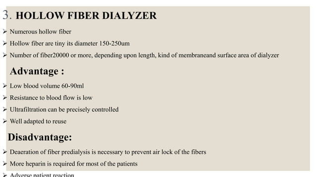 DIALYZER | PPTX | Blood Disorders | Diseases and Conditions