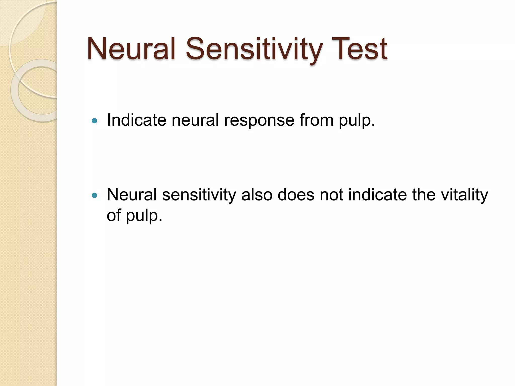 Assessment of pulp vitality | PPTX