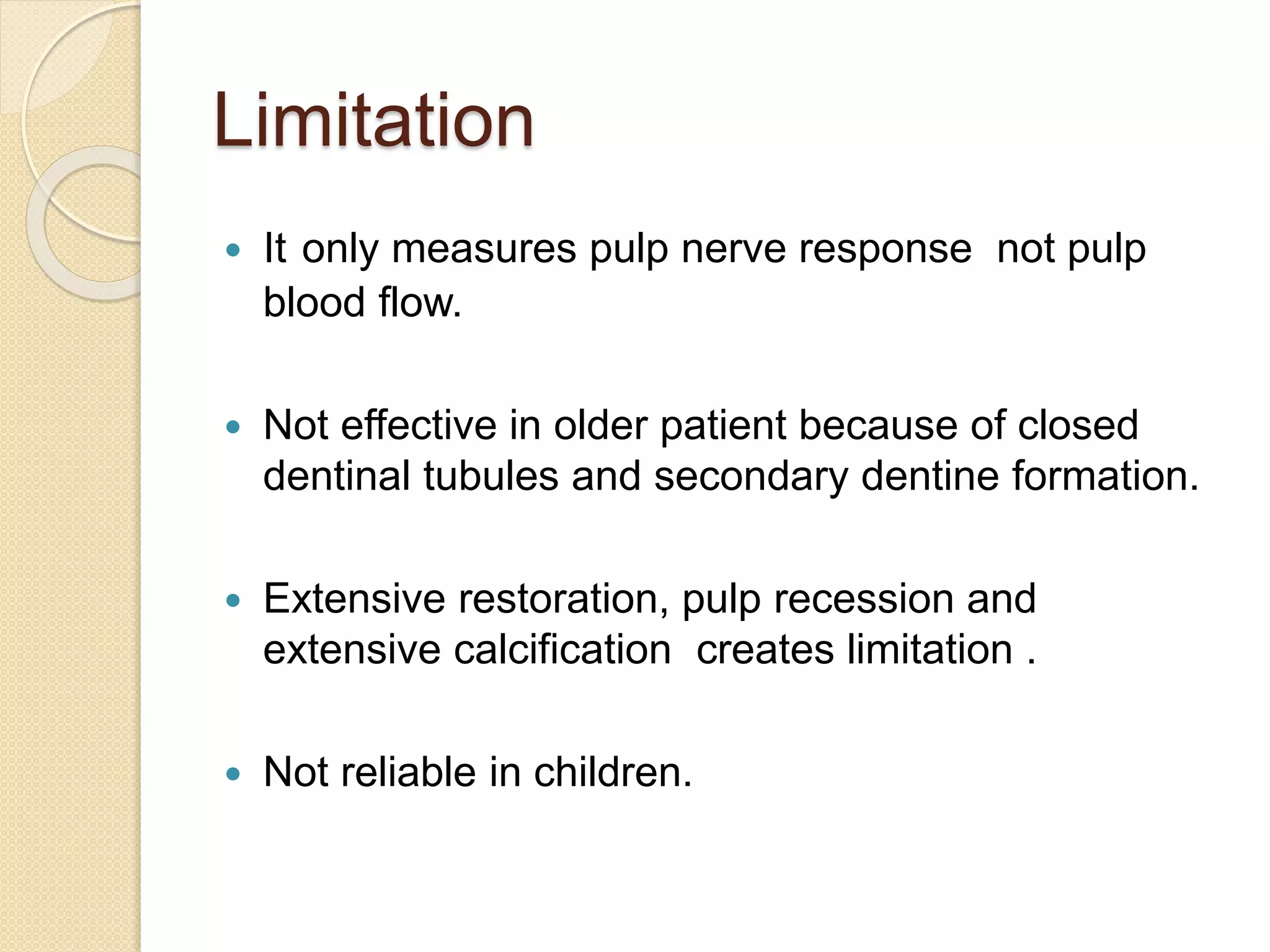 Assessment of pulp vitality | PPTX