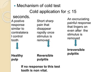 Assessment of pulp vitality | PPT