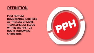 PPH MANAGEMENT DRILL | PPTX