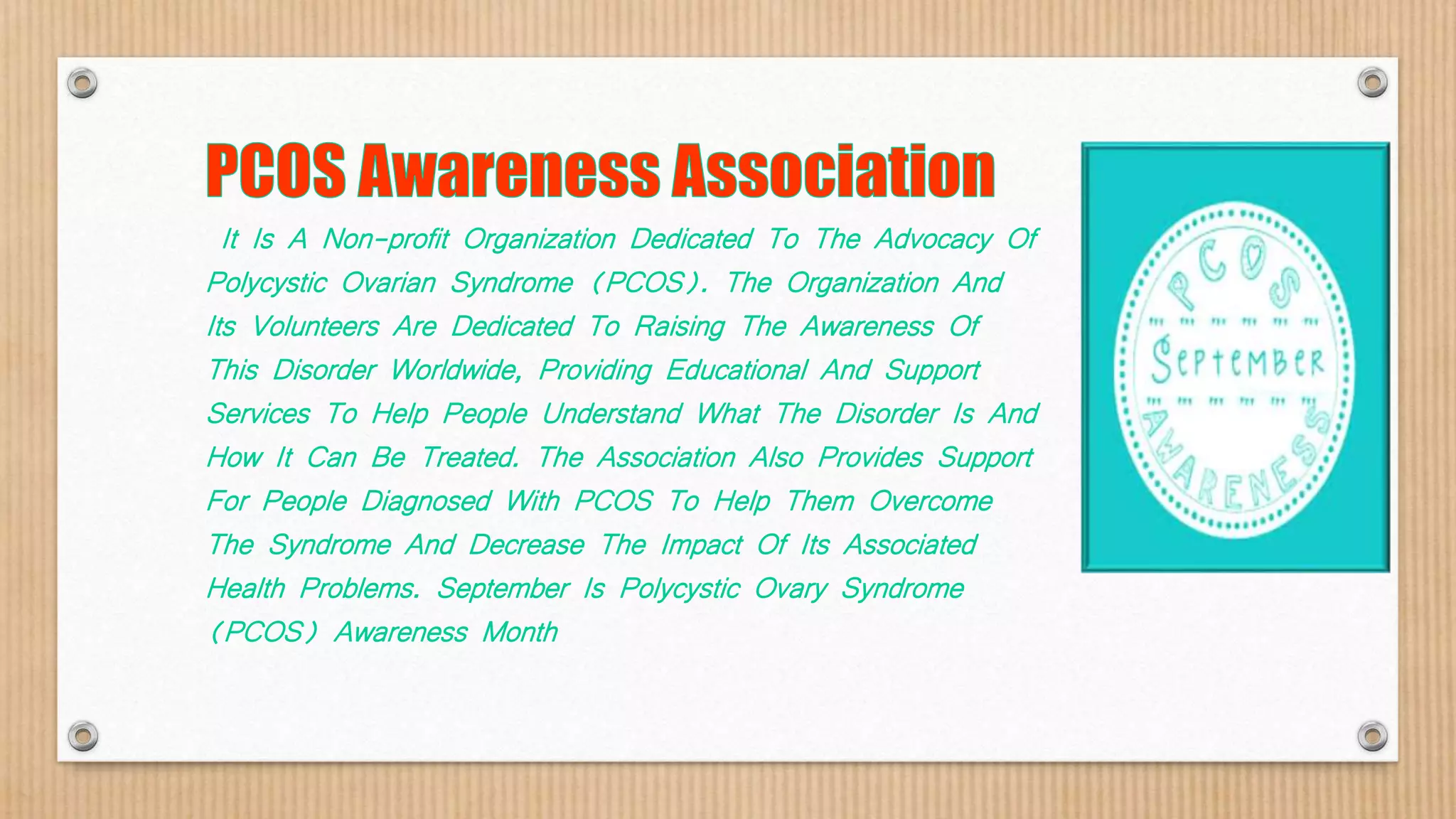 PCOS/PCOD (polycystic ovarian syndrome/polycystic ovary disease) | PPTX
