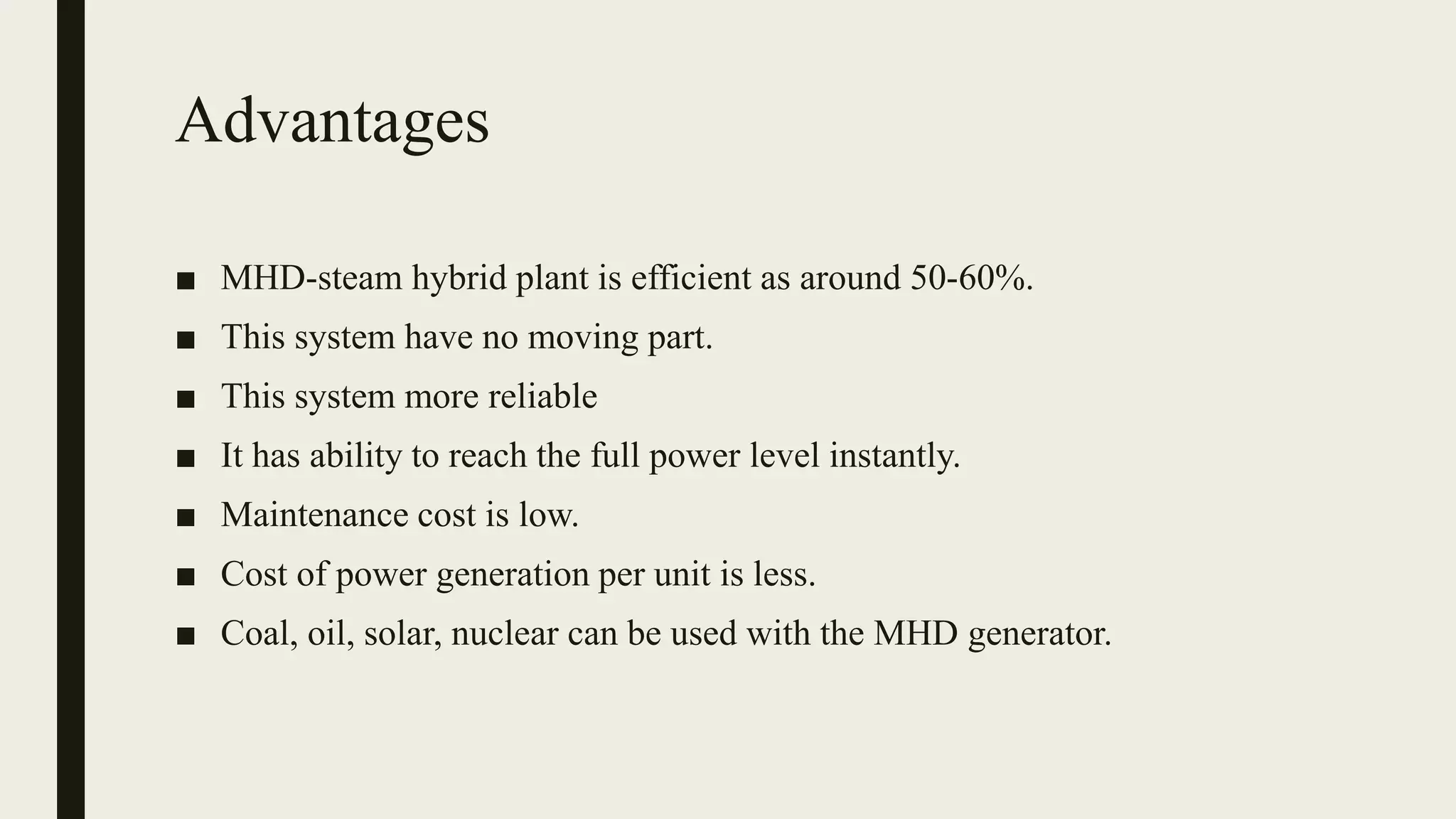 MHD Power Generation | PPTX