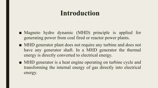 MHD Power Generation | PPTX