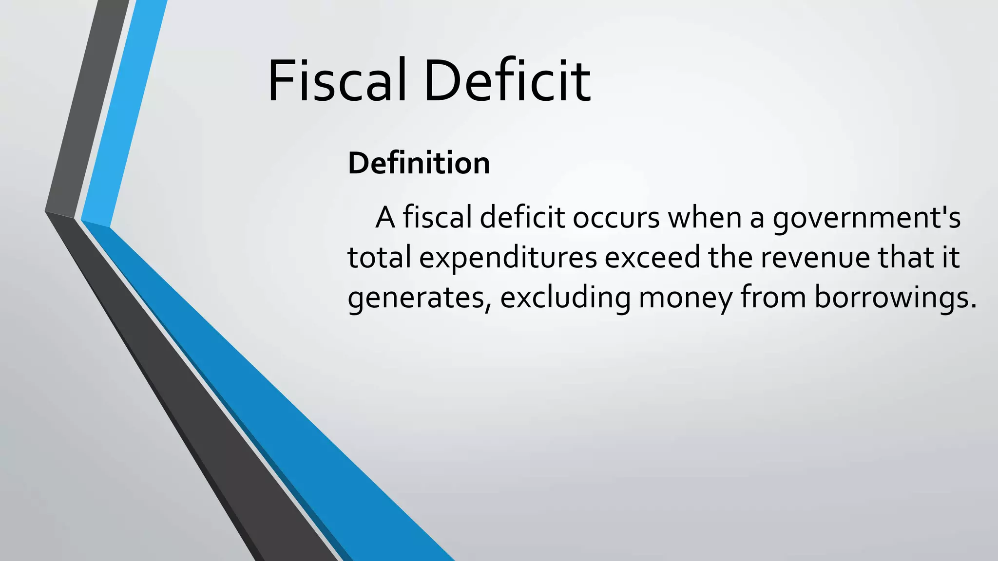 Fiscal History of Pakistan (Fiscal Deficit of Pakistan) | PPT