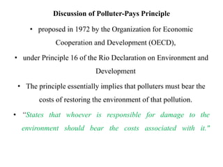 polluters pays principle and waste managements | PDF