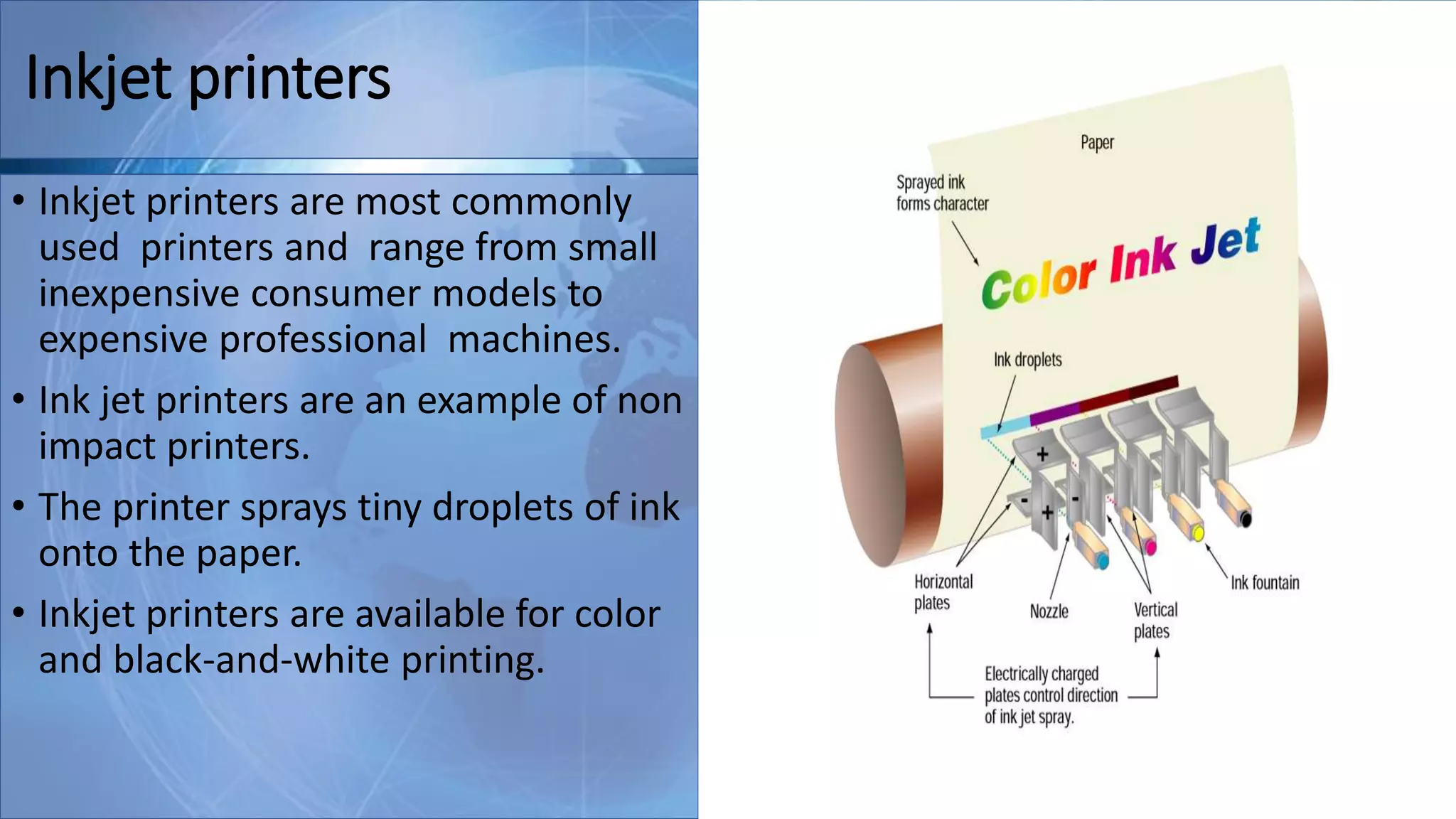 inkjet printers | PPTX