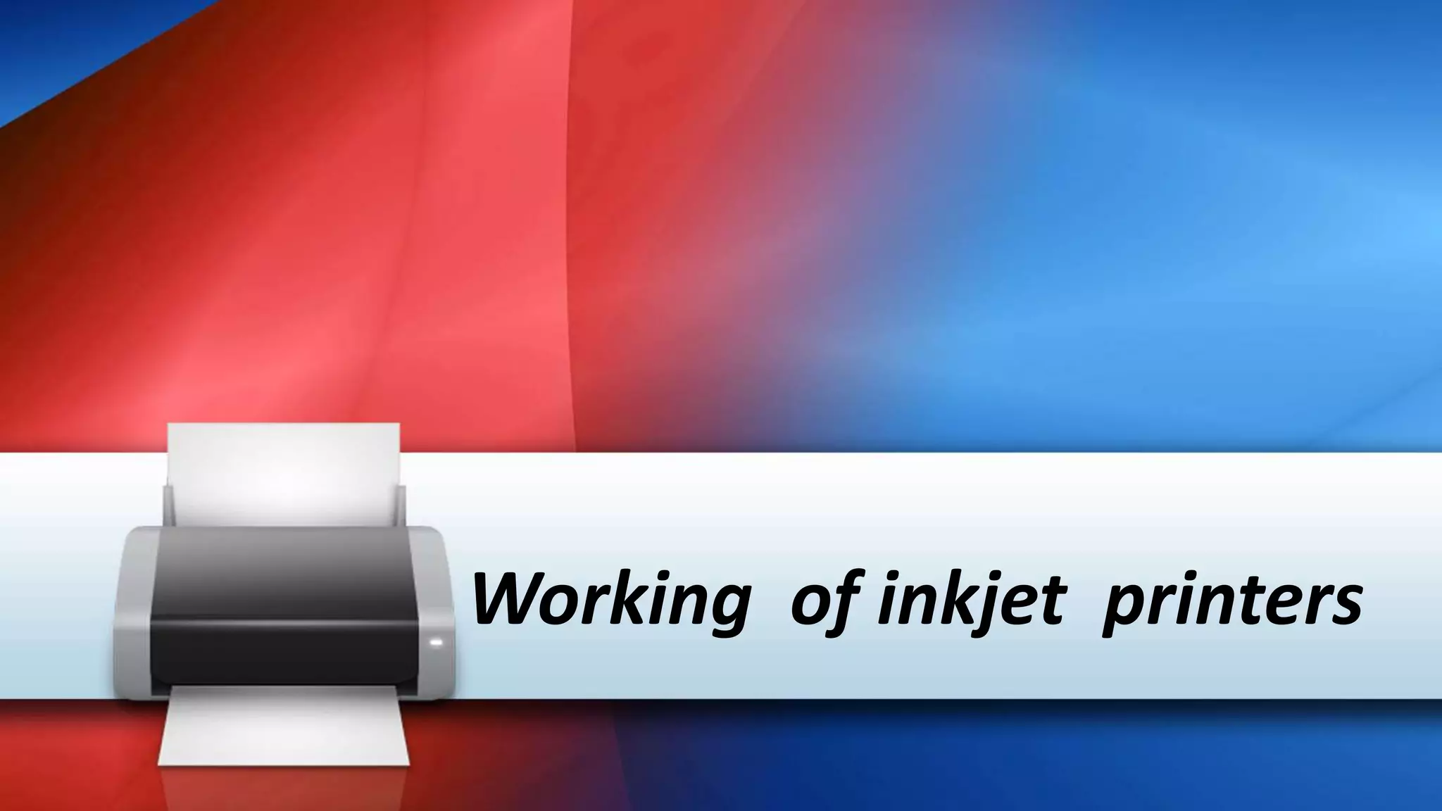 inkjet printers | PPTX