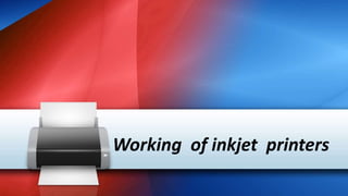 inkjet printers | PPTX