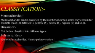 Physical properties of Carbohydrates | PPTX