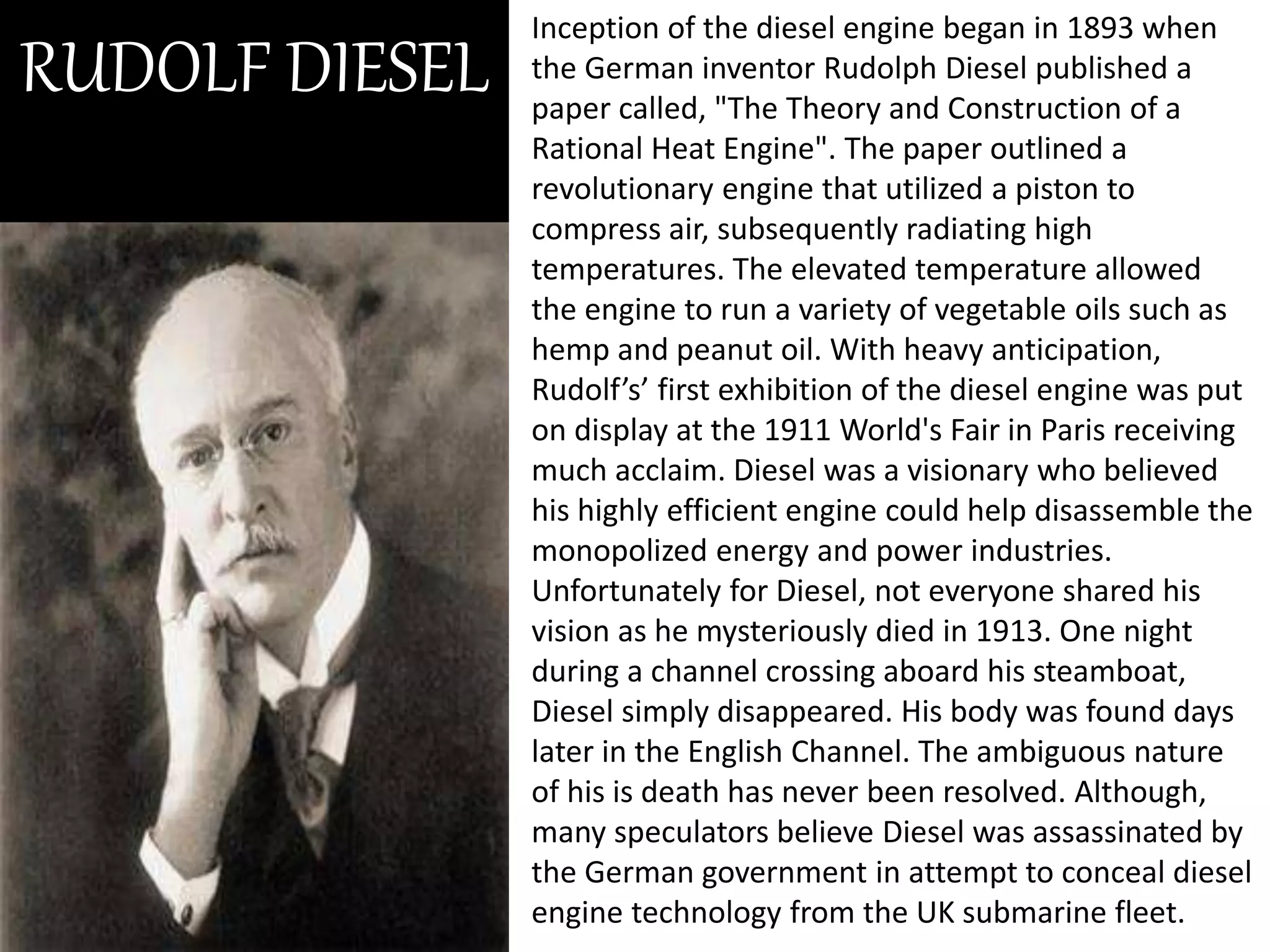 biofuels : history and applications | PPTX