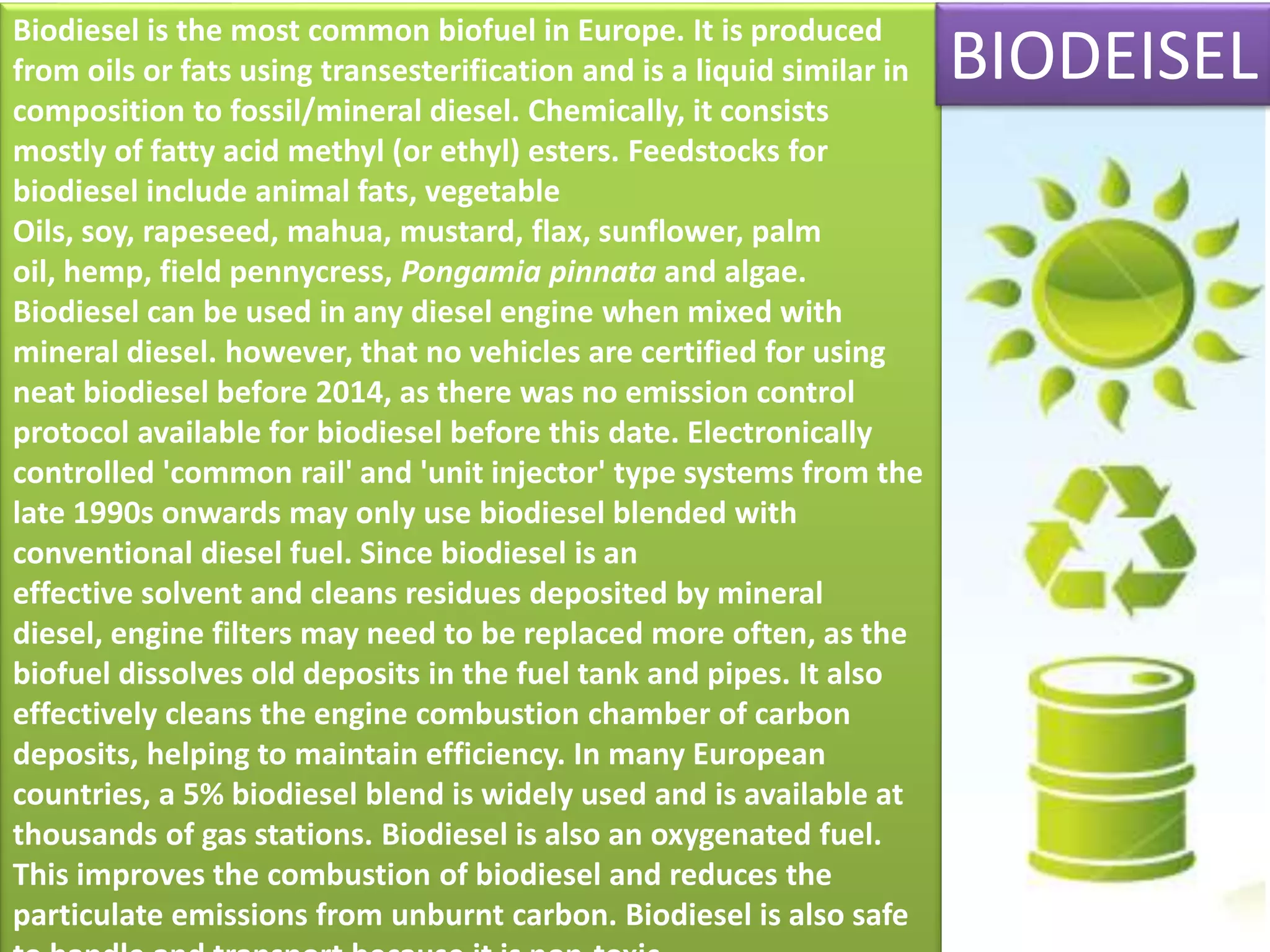 biofuels : history and applications | PPTX