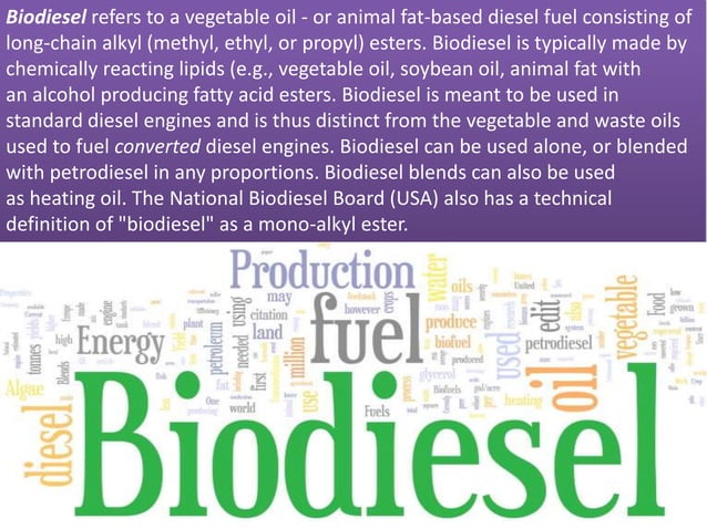 biofuels : history and applications | PPTX