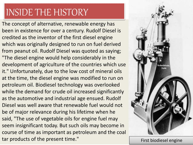 biofuels : history and applications | PPTX