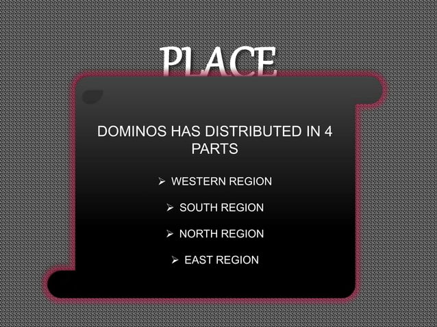 dominos strategy for marketing,and food@ | PPT