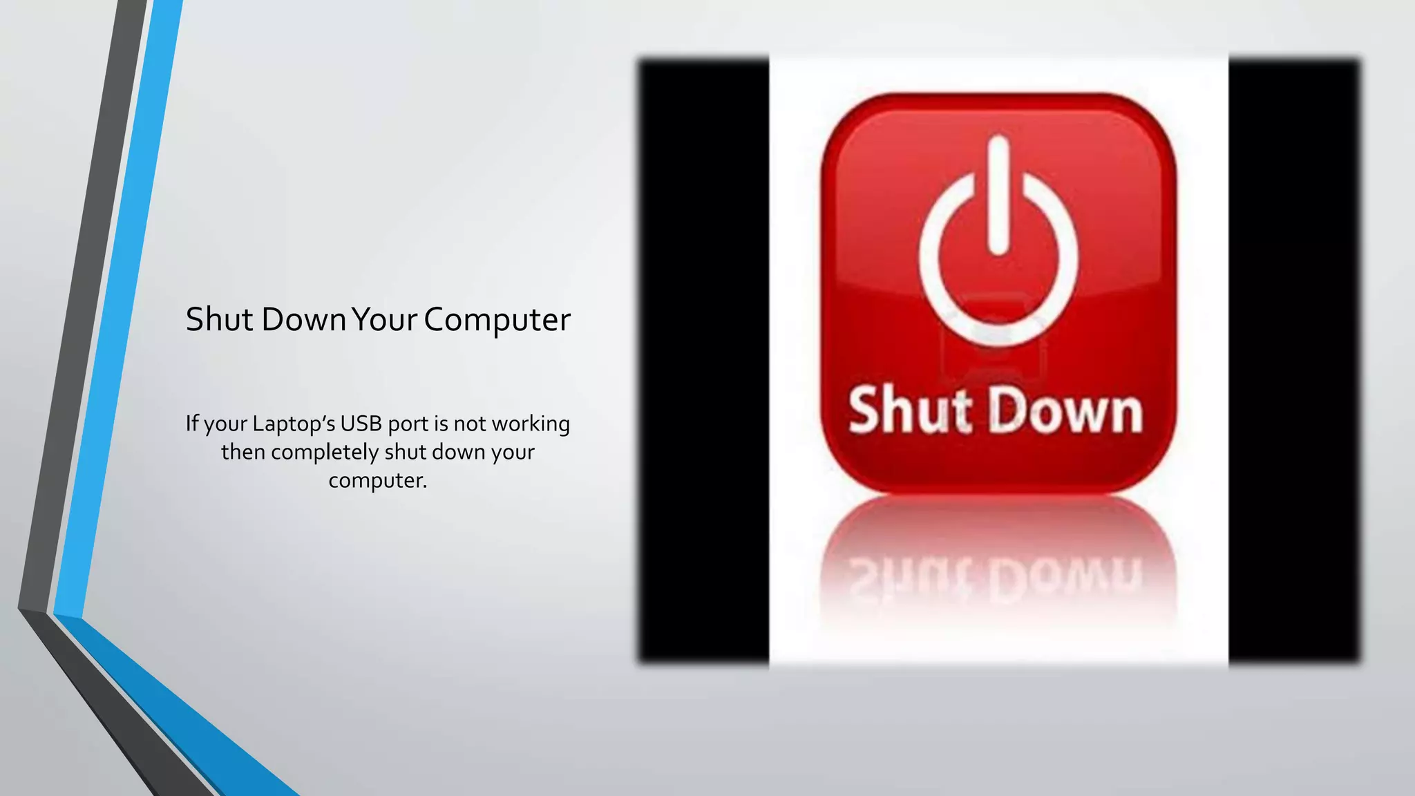 USB Port issue fix With The Help of PPT | Computer Dr. | PPT