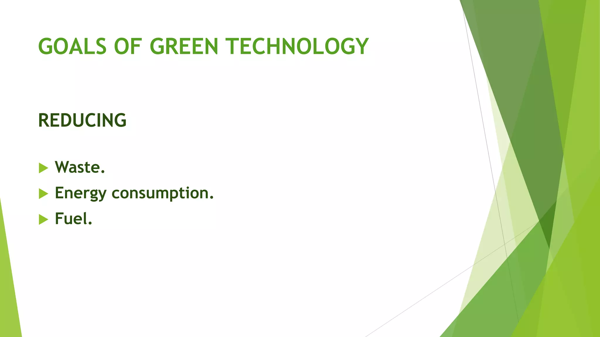 Presentation on GREEN TECHNOLOGY | PPTX