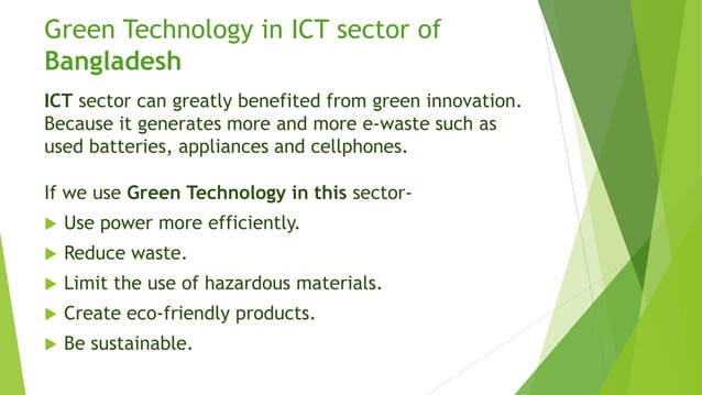 Presentation on GREEN TECHNOLOGY | PPTX