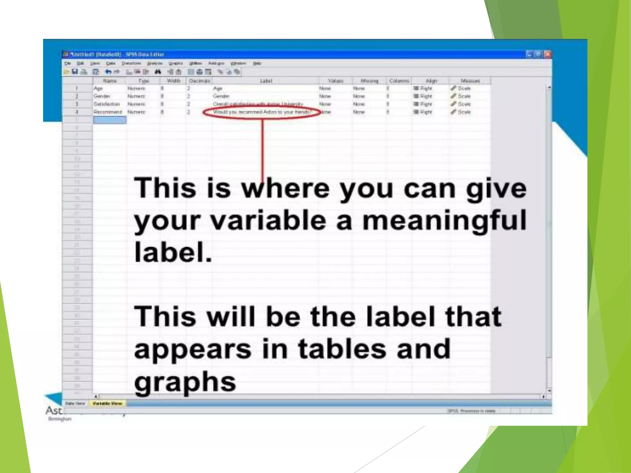 "A basic guide to SPSS" | PPTX