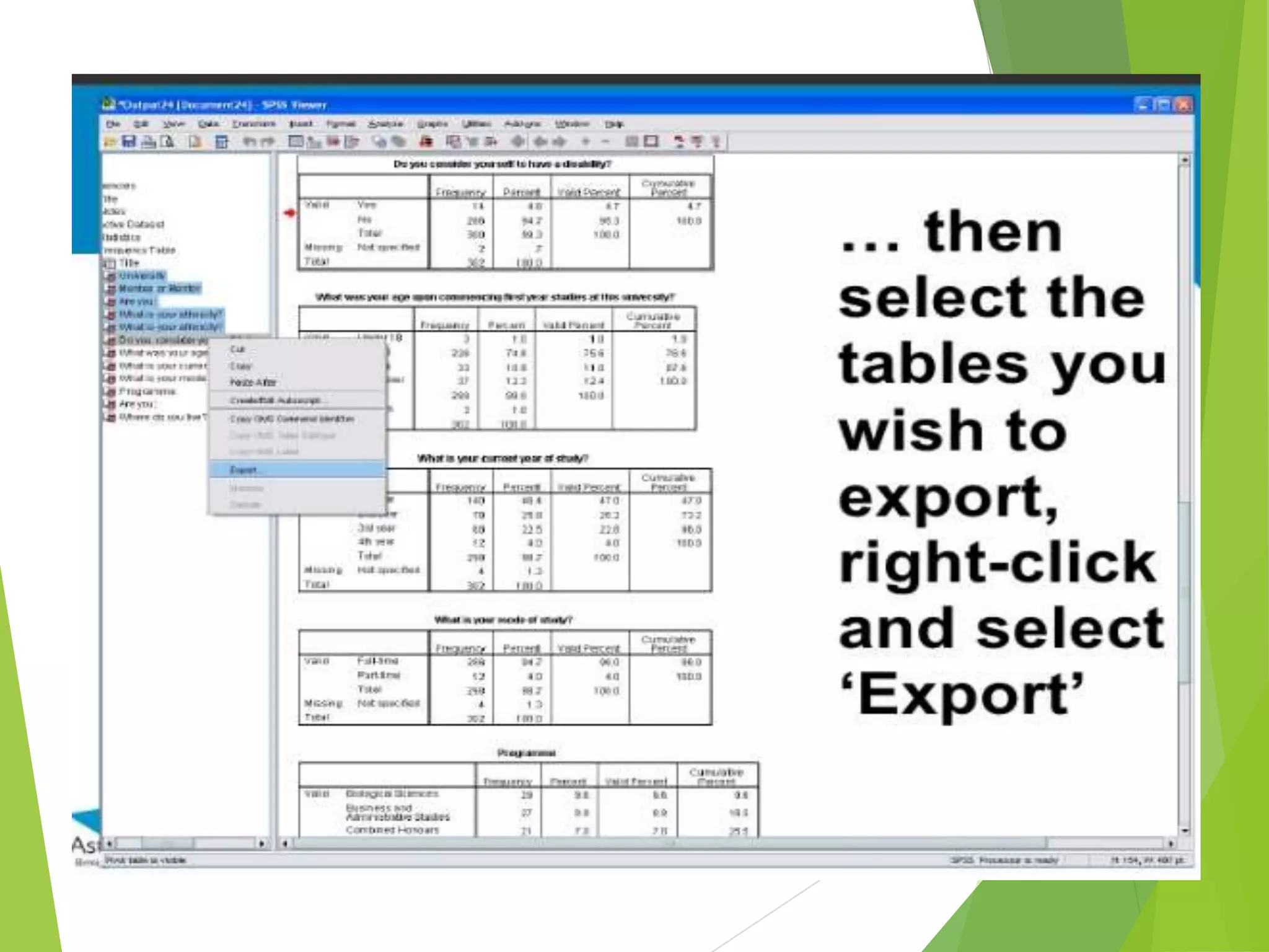 "A basic guide to SPSS" | PPTX