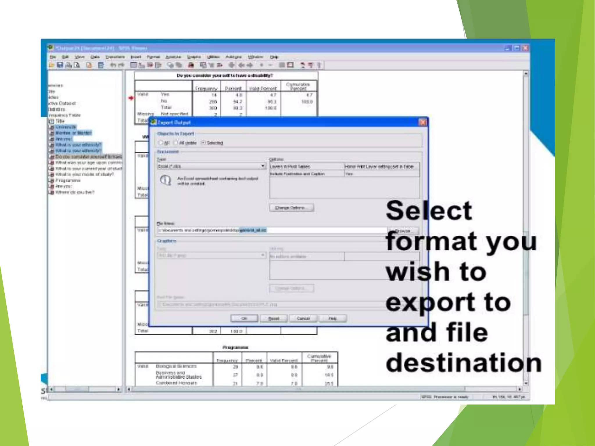 "A basic guide to SPSS" | PPTX