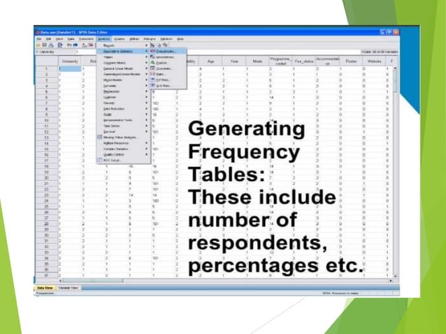 "A basic guide to SPSS" | PPTX | Technology & Computing