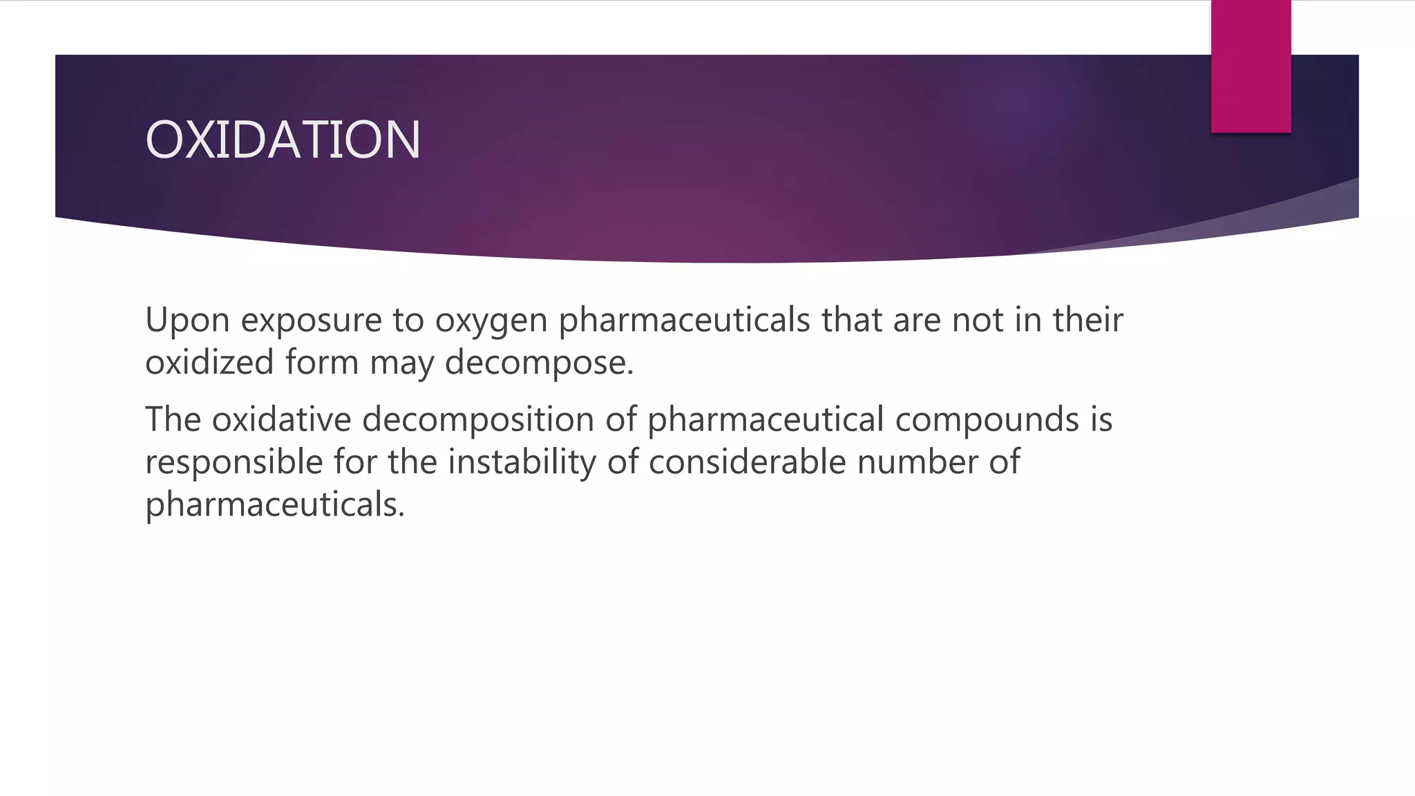oxidation of drugs | PPTX