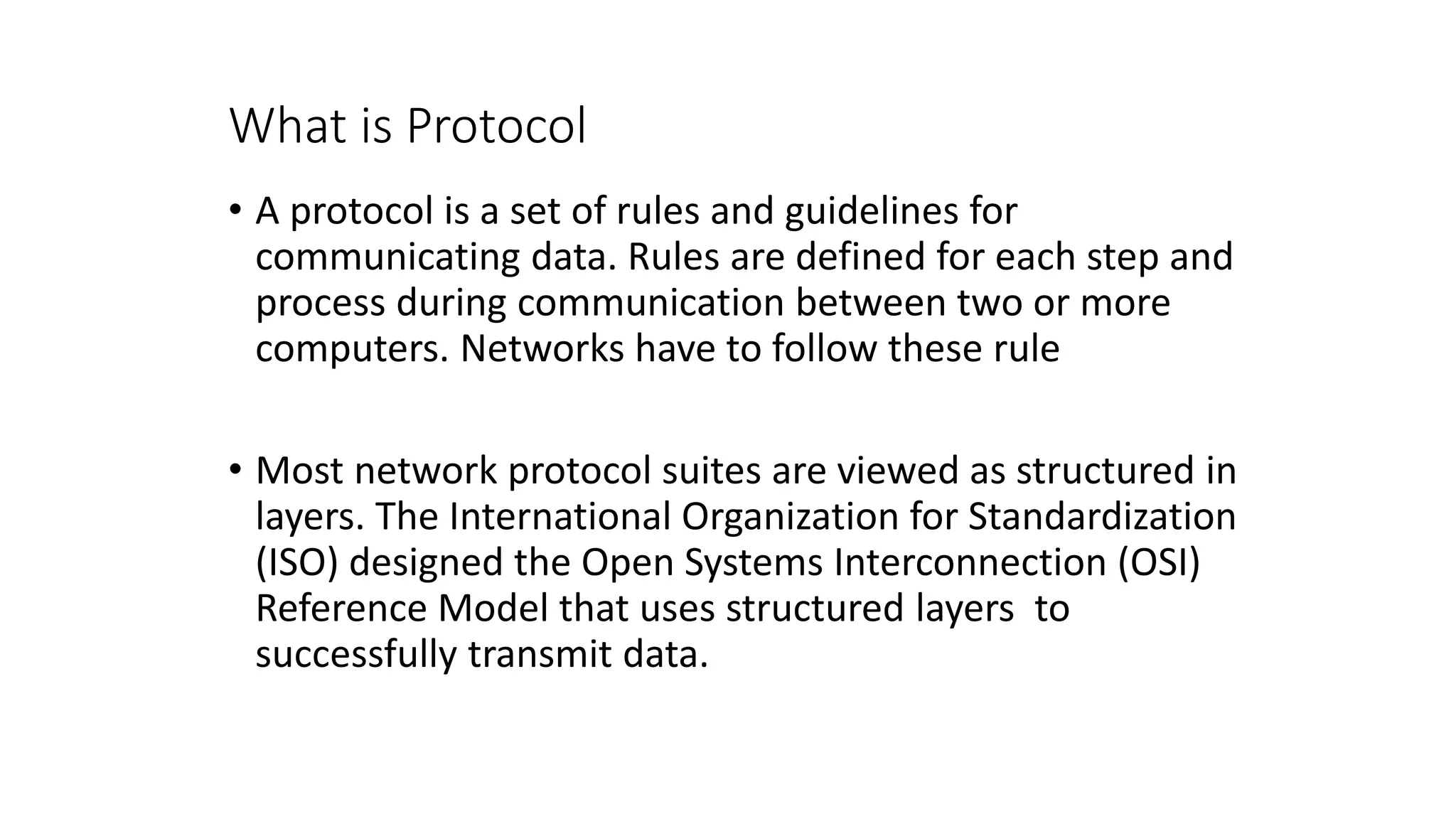 Protocol layer,OSI model & POP3 | PPTX