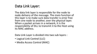 Protocol layer,OSI model & POP3 | PPTX